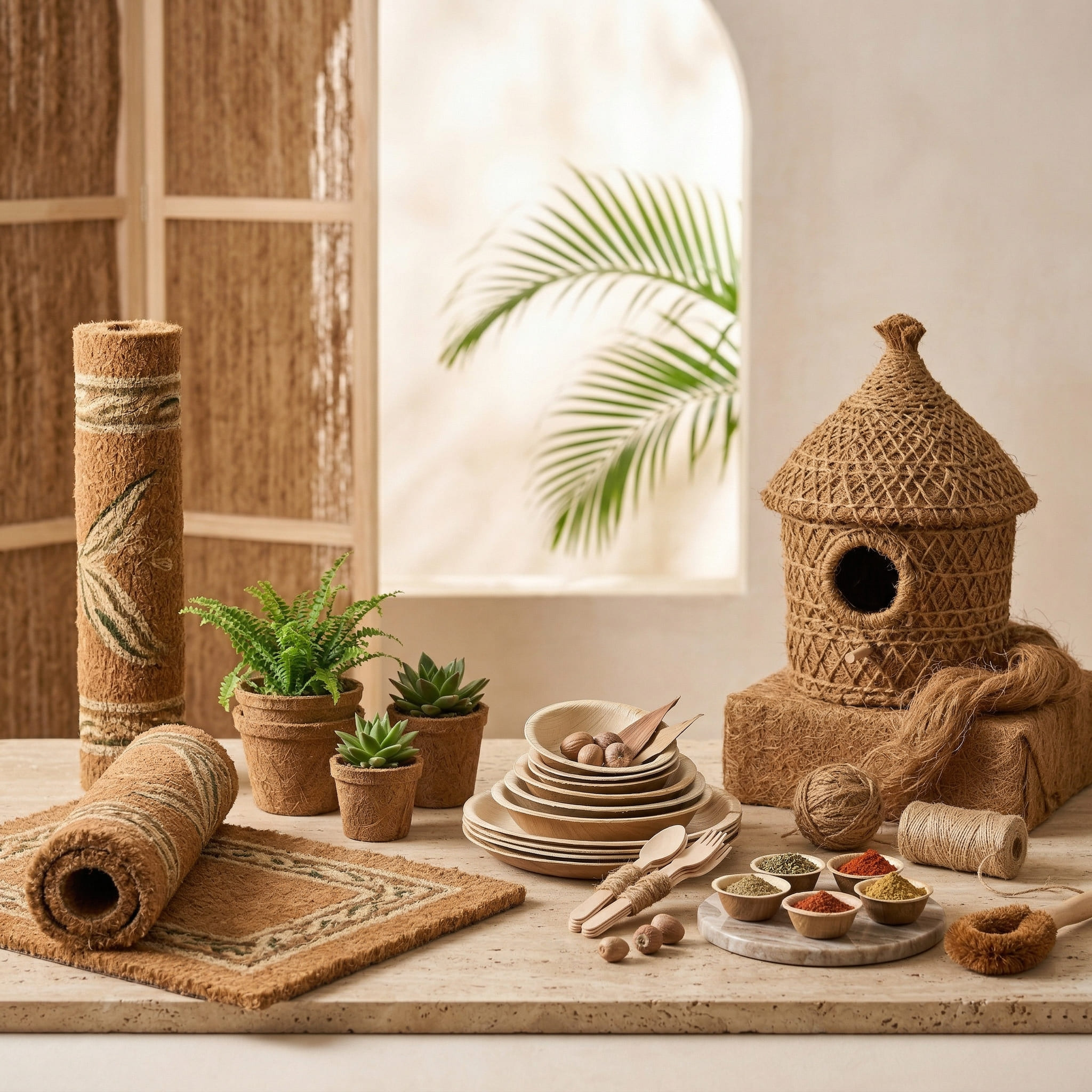Blossom Valley | Coir & Areca Product Exporter from India